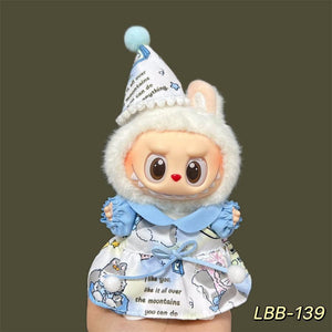 Buy Cute Labubu Plush in Blue Cozy Outfit | Soft Toy in UAE