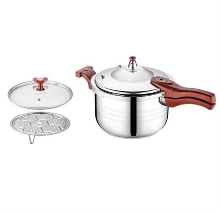 Dessini Stainless Steel Pressure Cooker 7 Liter with 3 in 1 Functions ...