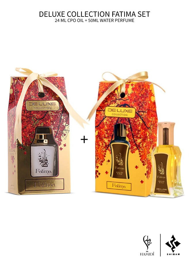 Fatima Gift Set - 50ml Water Perfume & 24ml Perfume Oil – LetsTango
